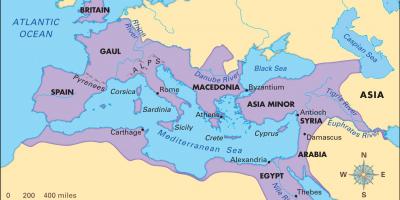 Rim zemljevid za otroke - Antični Rim zemljevid za otroke (Lazio - Italija)